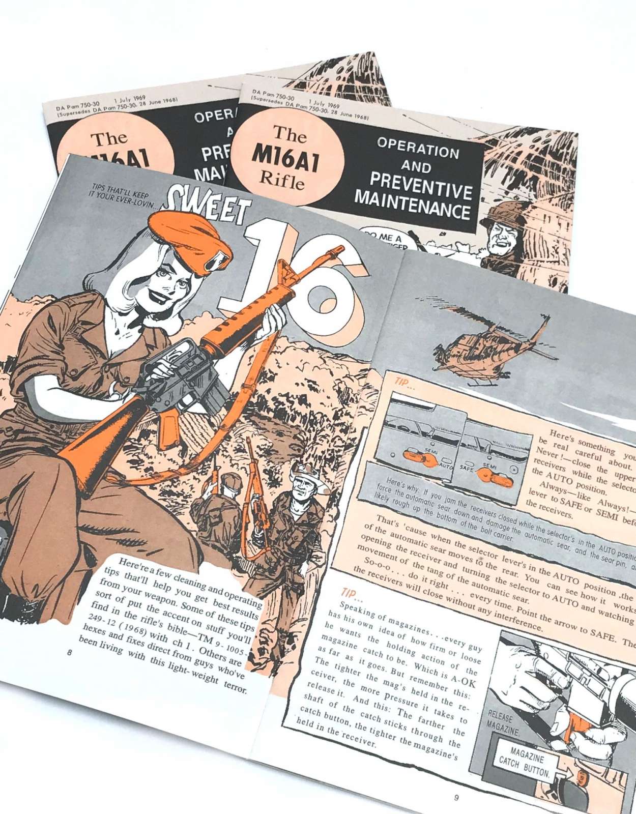 Nachdruck/Reprint des legendären M16 Comic Manuals von 1969 | Oberland ...